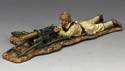 Lying Prone Turkish Machine Gunner|AL068|King & Country|WWI