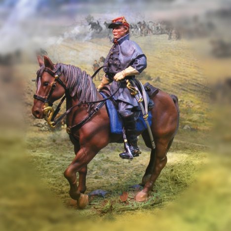 John Pelham - Mounted Confederate General|CS00529|The Collectors Showcase