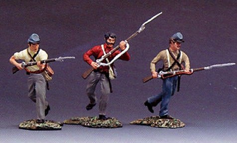 4th Virginia Infantry Charging|Civil War|FM10003|Richard Walker|Toy Soldier