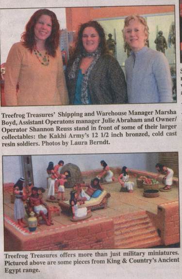 Treefrog Treasures St. Charles Press Article 17 Jan 2013